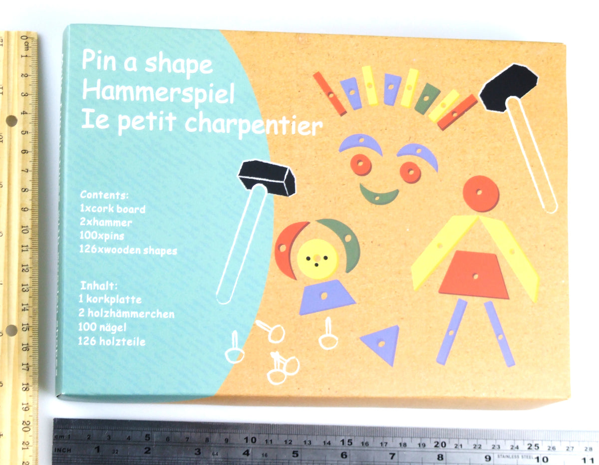 Kaper Kidz - Tap a Shape with Hammer Nails and Wooden Shapes – Little ...