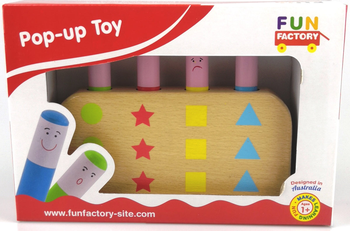Fun Factory - Wooden Pop Up Toy – Little Online Shop