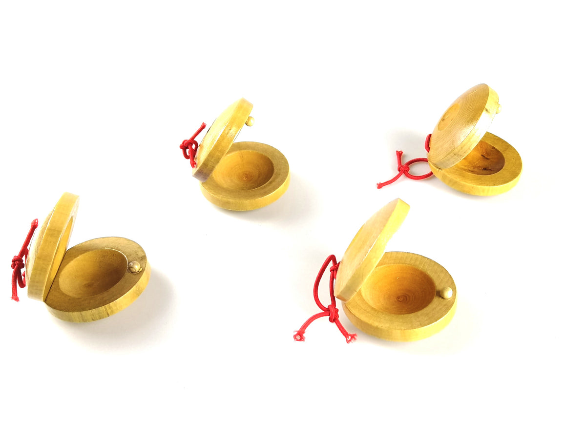Plain Round Wooden Castanet – Little Online Shop