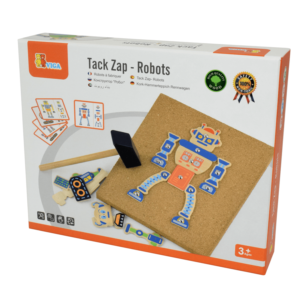 Viga Wooden Tap Tap Robot – Little Online Shop