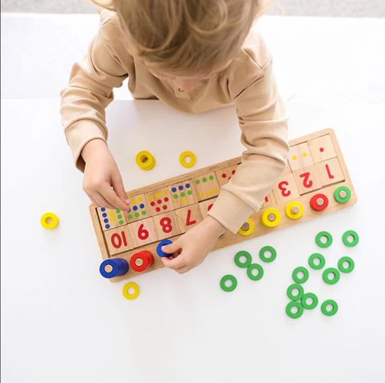 Viga - Wooden Count and Match Numbers – Little Online Shop