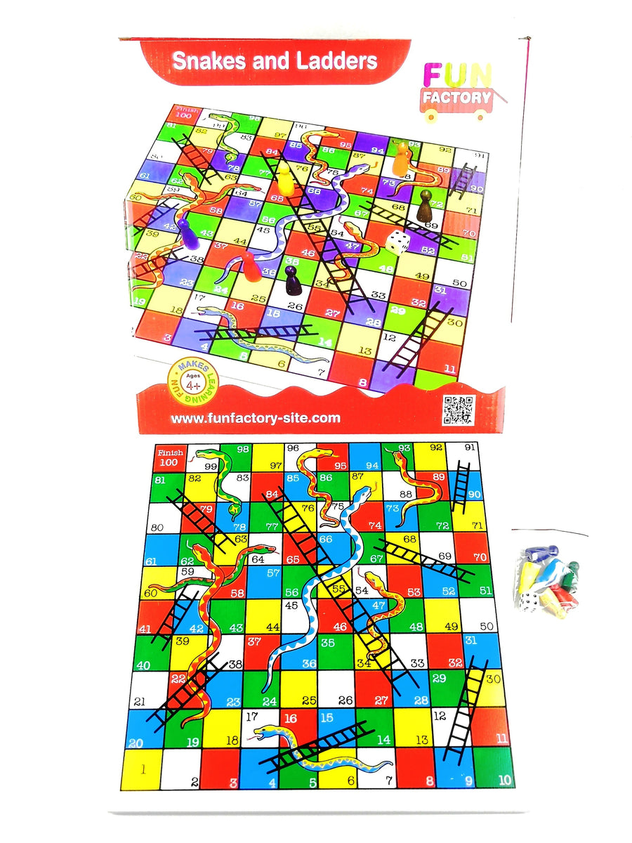 Wooden Snakes and Ladder Board Game FF – Little Online Shop